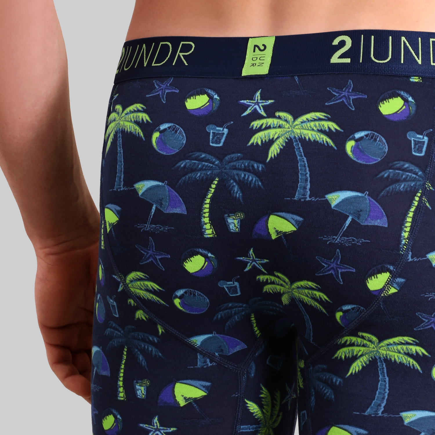 Swing Shift Boxer Brief - Midnite Oasis – 2UNDR